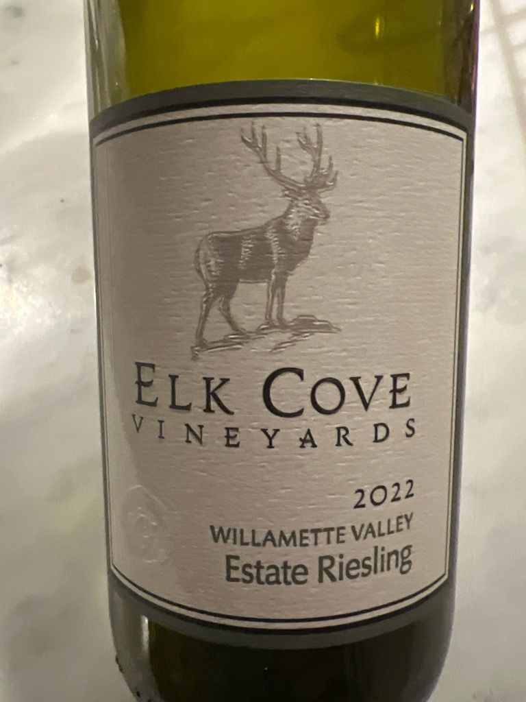 2022 Elk Cove Vineyards Riesling Estate, USA, Oregon, Willamette Valley ...