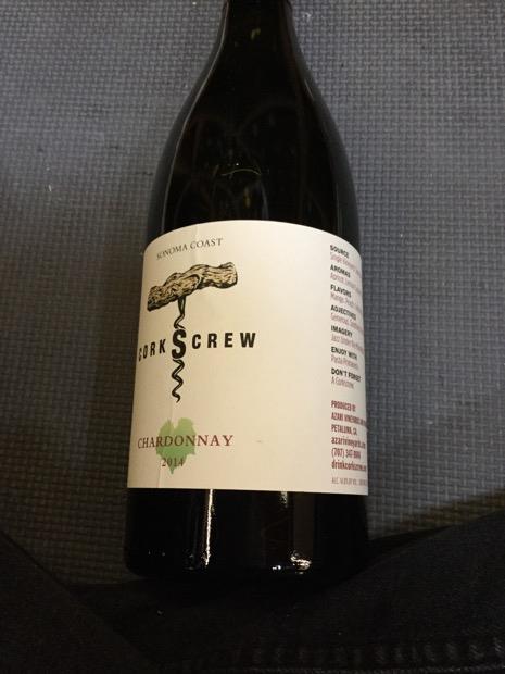 2009 Azari Winery Chardonnay Corkscrew, USA, California, Sonoma County ...