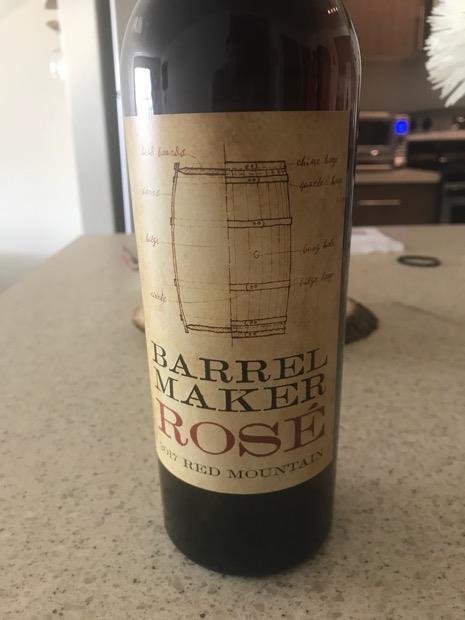2015 Cooper Wine Company Rosé Barrel Maker Rose, USA, Washington ...