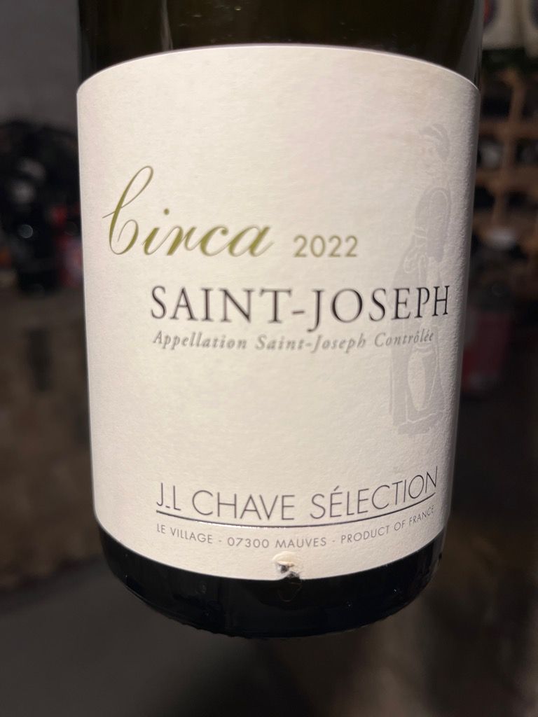2022 J.L. Chave Sélection Saint-Joseph Circa, France, Rhône, Northern ...