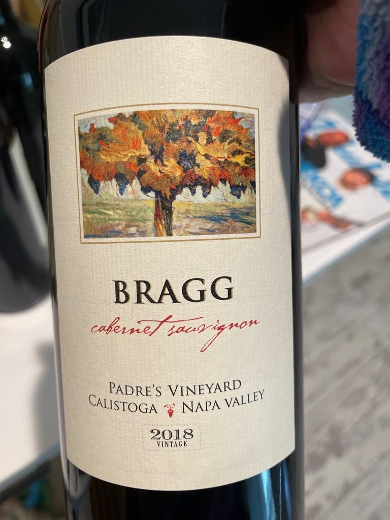 2018 Bragg Vineyards Cabernet Sauvignon Padres Vineyard, USA ...