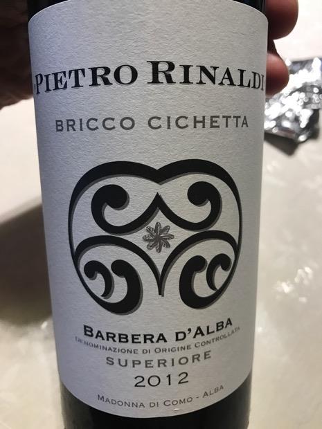 2010 Pietro Rinaldi Barbera d'Alba Superiore Bricco Cichetta Madonna di ...