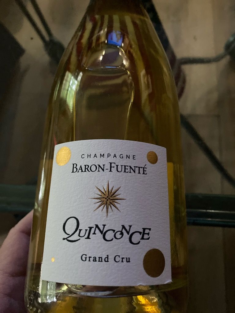 NV Baron-Fuenté Champagne Quinconce Blanc de Blancs Brut, France ...