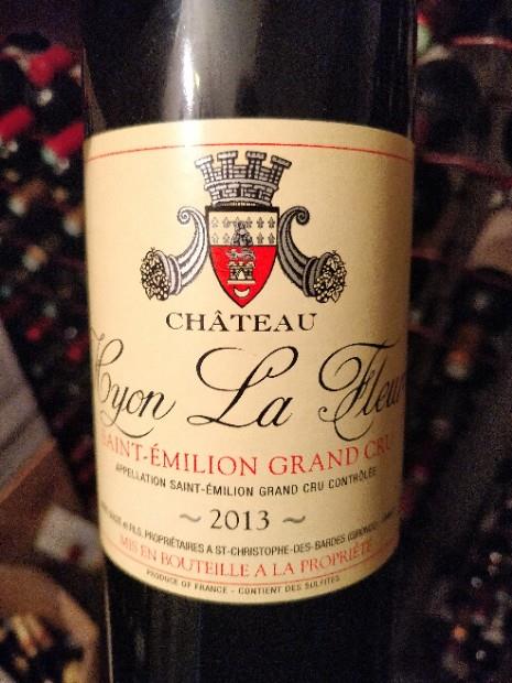 2013 Château Hyon La Fleur, France, Bordeaux, Libournais, St. Émilion Grand Cru - CellarTracker