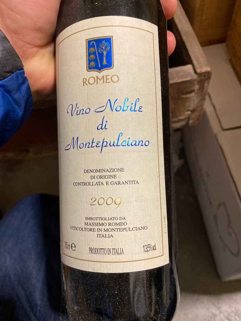 2009 Massimo Romeo Vino Nobile di Montepulciano, Italy, Tuscany ...