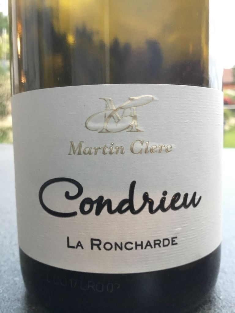 2018 Martin Clerc Condrieu La Roncharde, France, Rhône, Northern Rhône ...