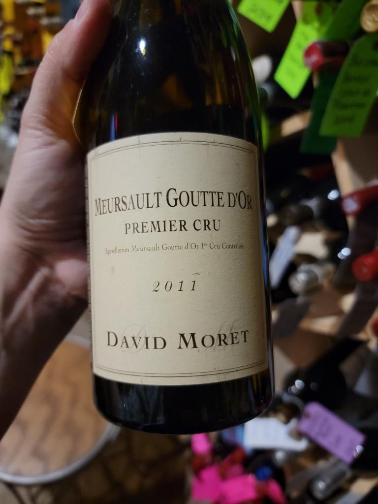 2017 David Moret Meursault 1er Cru Gouttes d'Or, France, Burgundy, Côte ...