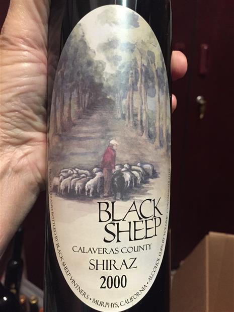 2005 Black Sheep Shiraz, USA, California, Sierra Foothills, Calaveras ...