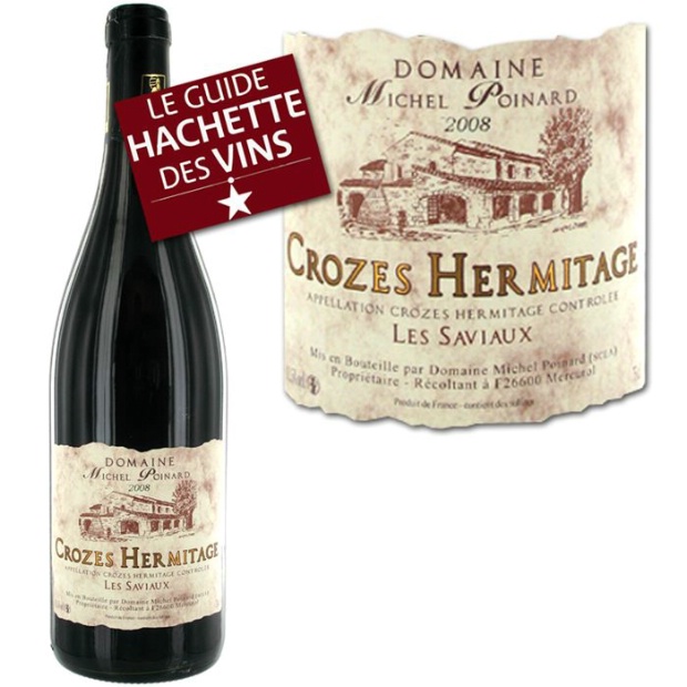 2008 Domaine Michel Poinard Crozes-Hermitage Les Saviaux, France, Rhône ...