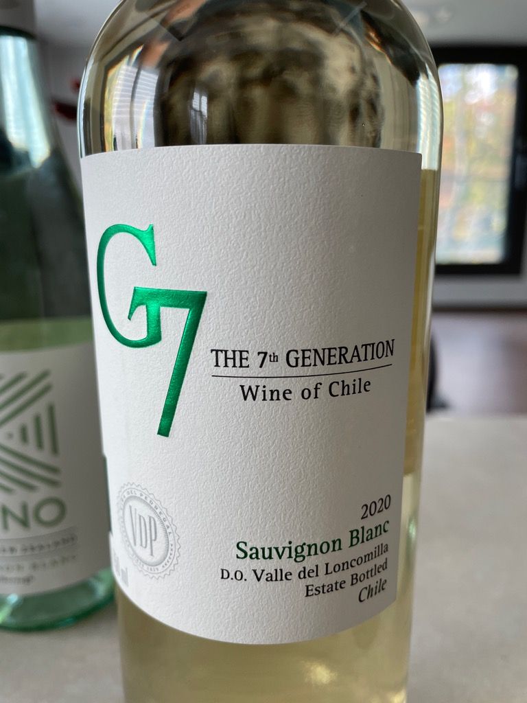 2022 G7 Sauvignon Blanc, Chile, Maule Valley, Loncomilla Valley ...
