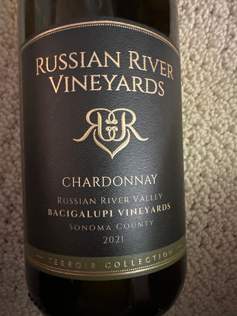 2021 Russian River Vineyards Chardonnay Bacigalupi Vineyards, USA ...