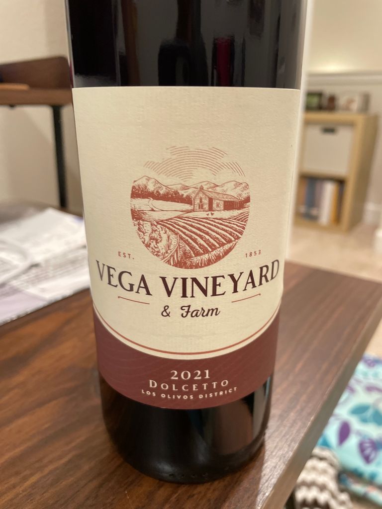 2021 Vega Vineyard & Farm Dolcetto, USA, California, Central Coast, Los ...