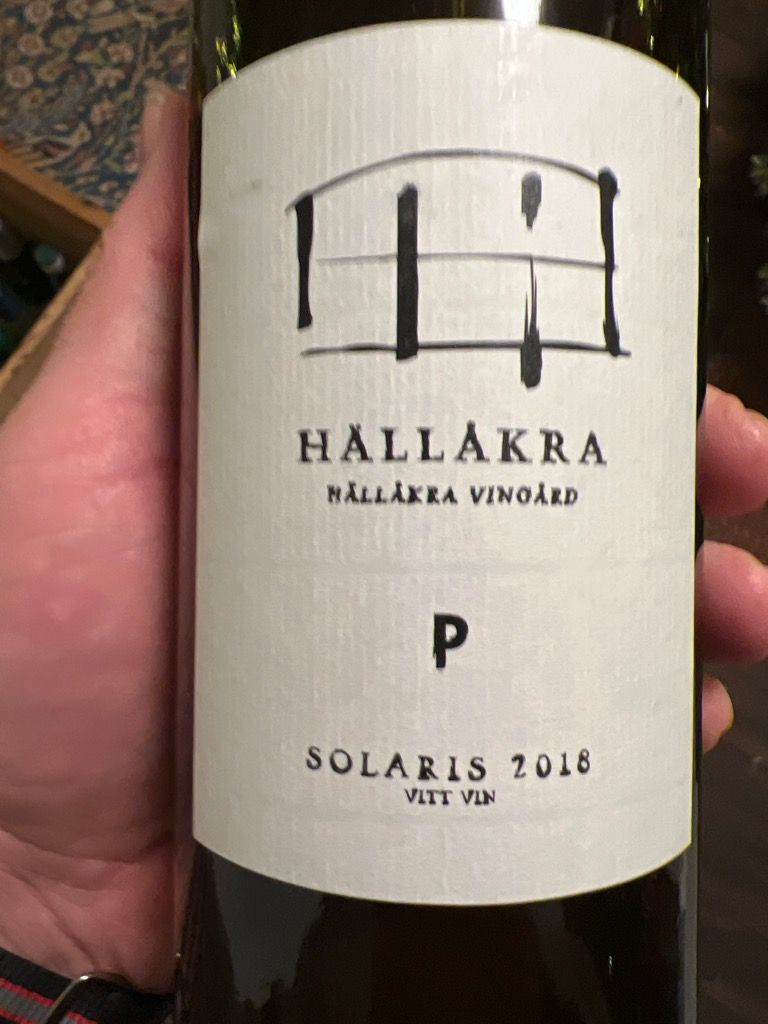 2018 Hällåkra Vingård Solaris, Sweden, Skåne - CellarTracker