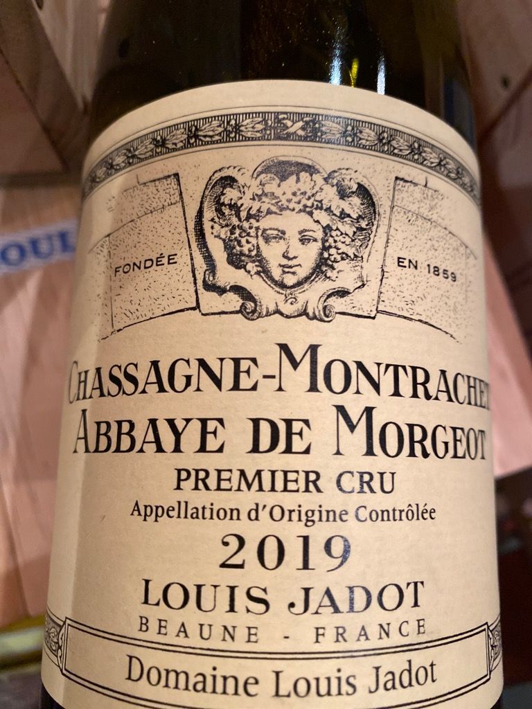 2019 Louis Jadot Chassagne-Montrachet 1er Cru Abbaye de Morgeot, France ...