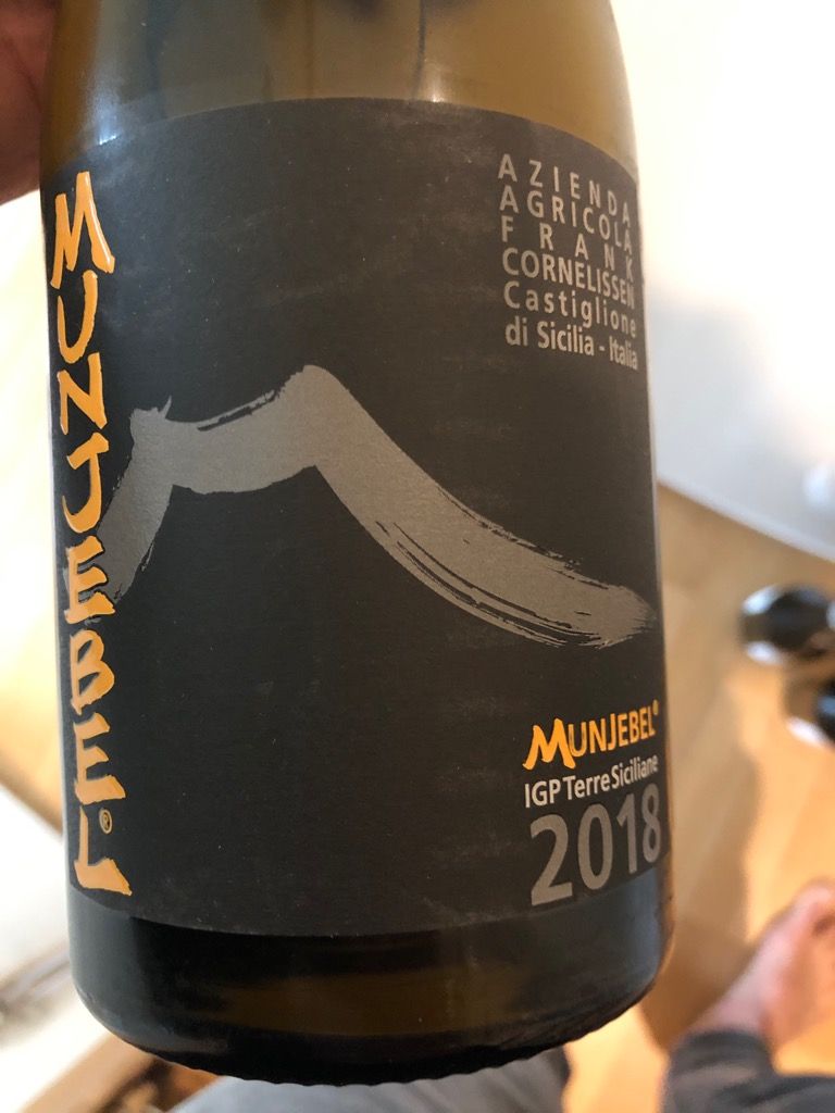 2018 Frank Cornelissen MunJebel Bianco, Italy, Sicily, Terre Siciliane ...