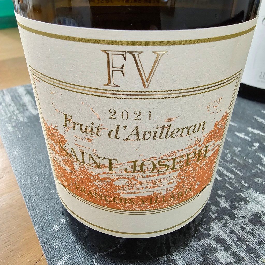 2021 François Villard St. Joseph Fruit d'Avilleran, France, Rhône ...