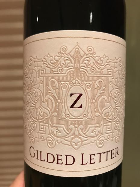 2017 Grand Reserve Terroir Zinfandel Gilded Letter Z, USA, California ...