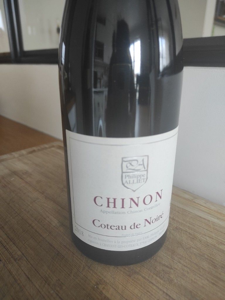 2018 Philippe Alliet Chinon Coteau de Noiré, France, Loire Valley ...