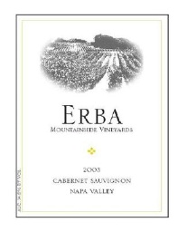 Erba Mountainside Vineyards - CellarTracker