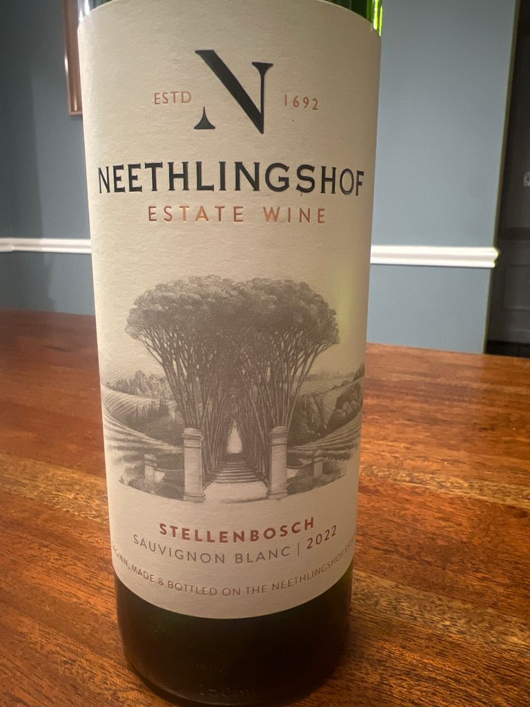 2022 Neethlingshof Estate Sauvignon Blanc Stellenbosch, South Africa ...