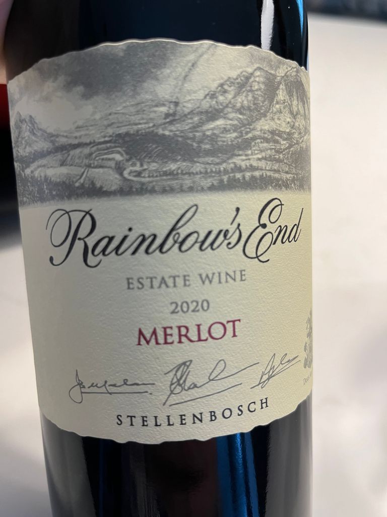 2020 Rainbow's End Merlot, South Africa, Coastal Region, Stellenbosch ...