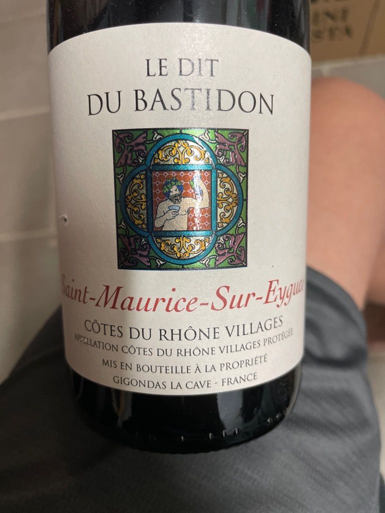 2019 Domaine du Bastidon Côtes du Rhône Villages Saint-Maurice-sur ...