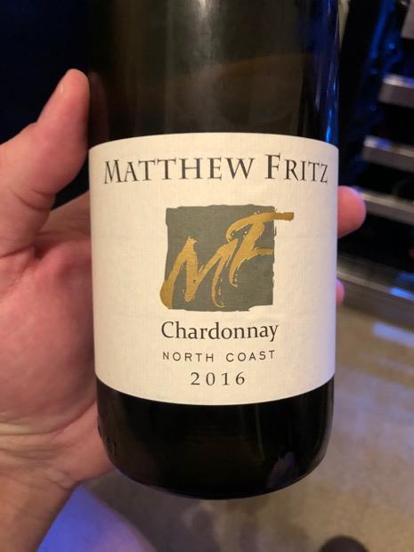 2017 Matthew Fritz Chardonnay, USA, California, North Coast - CellarTracker