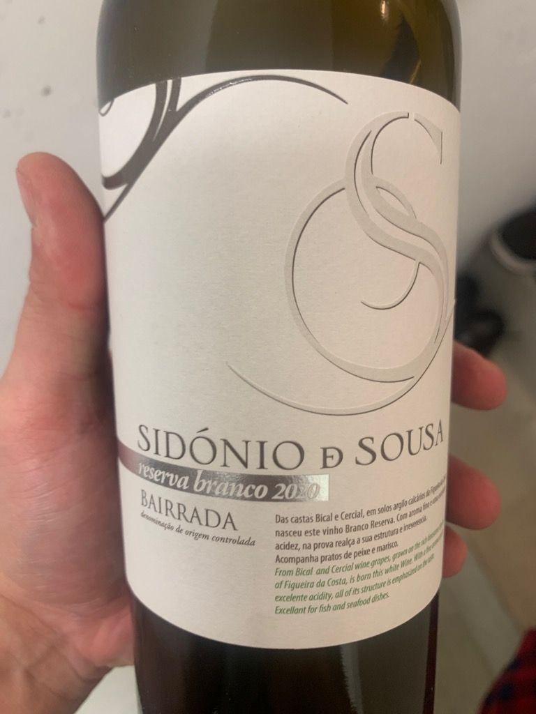2016 Dulcinea Santos Ferreira Bairrada Sidónio de Sousa Reserva Branca ...