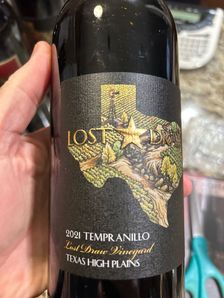 2022 Lost Draw Cellars Tempranillo Lost Draw Vineyards, USA, Texas ...