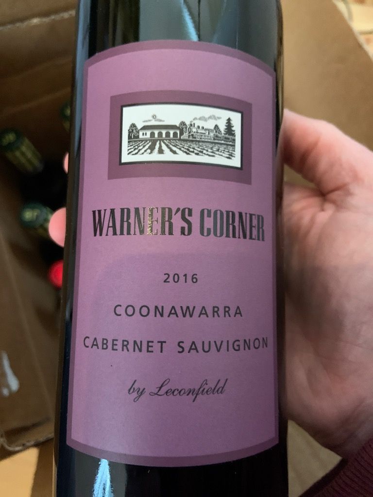 2016 Leconfield Cabernet Sauvignon Warner's Corner, Australia, South ...