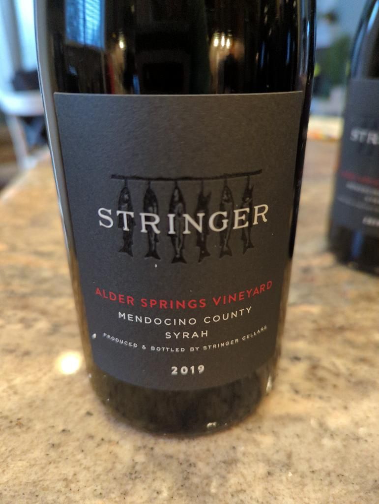 2015 Stringer Cellars Syrah Spirit Rock Alder Springs Vineyard, USA ...