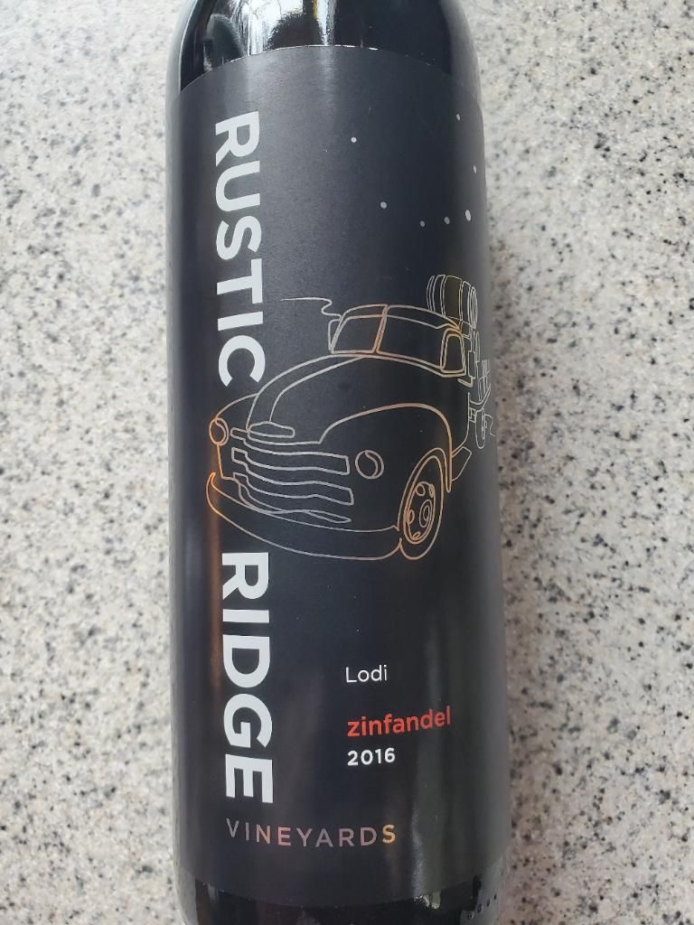 2018 Rustic Ridge Vineyards Zinfandel, USA, California, South Coast ...