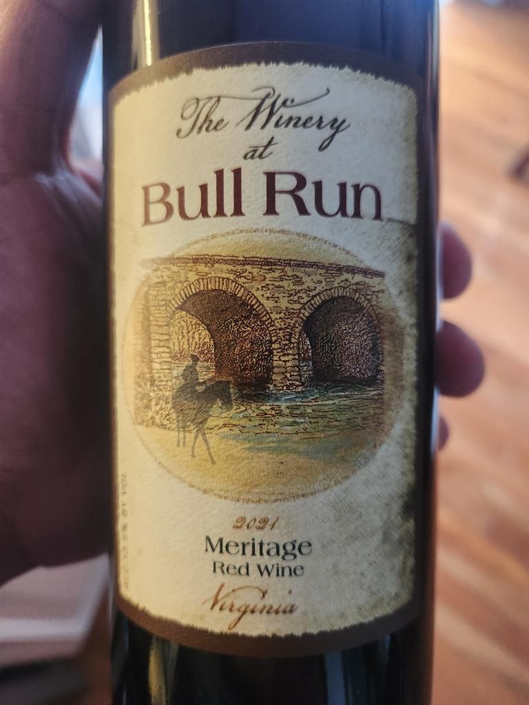 2021 The Winery at Bull Run Meritage, USA, Virginia, Northern Virginia ...