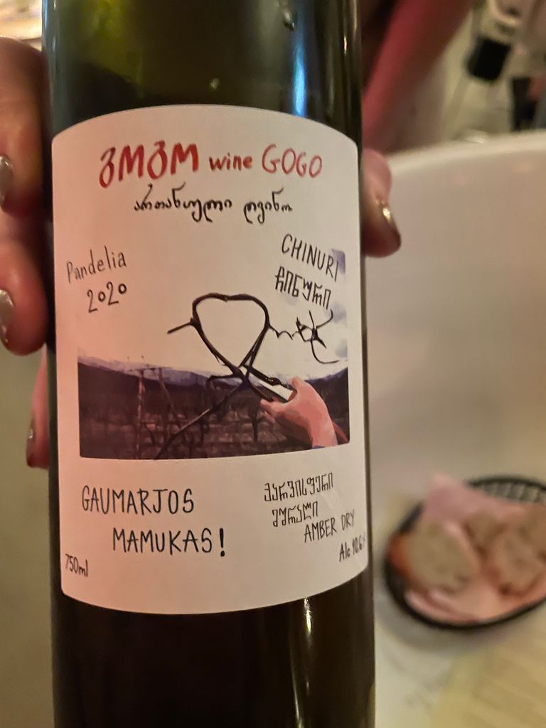 2020 GoGo Wines & Artanuli Gvino Chinuri Pandelia, Georgia, Kakheti ...