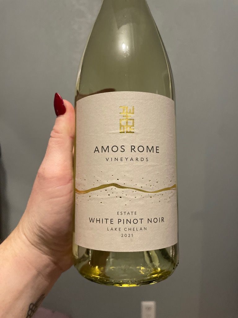 2021 Amos Rome Vineyards White Pinot Noir, USA, Washington, Columbia ...