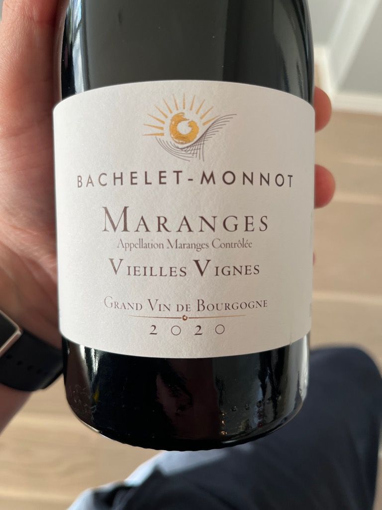 2020 Domaine Bachelet-Monnot Maranges Vieilles Vignes, France, Burgundy ...