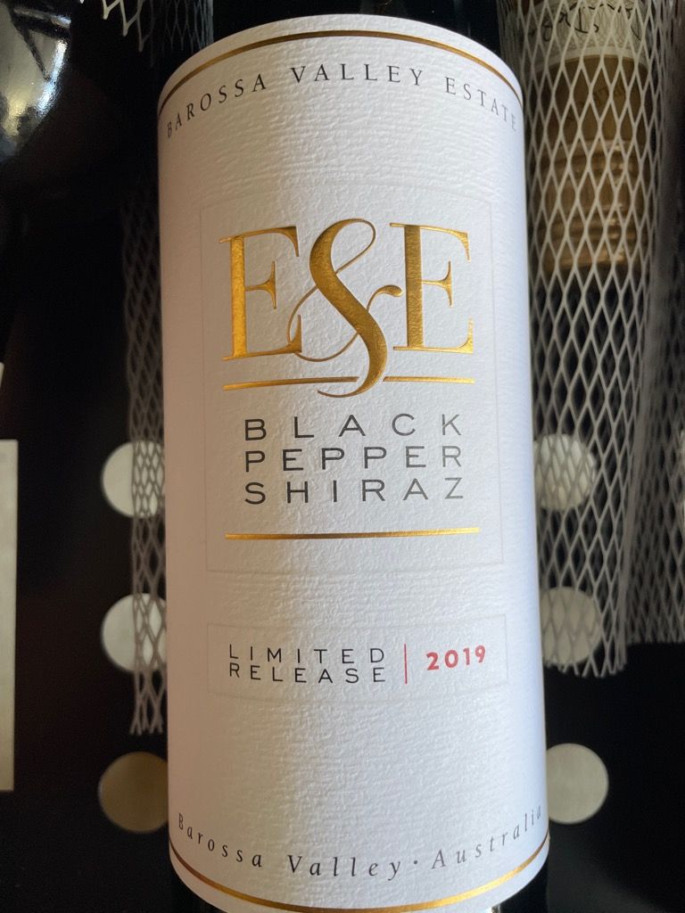 2019 Barossa Valley Estate Shiraz E & E Black Pepper, Australia, South ...