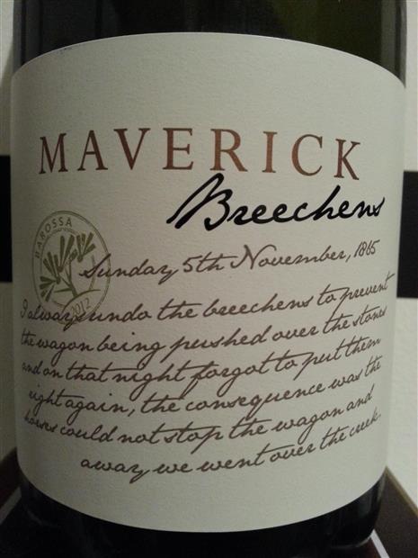 2009 Maverick Wines Breechens Blend Barossa White, Australia, South ...