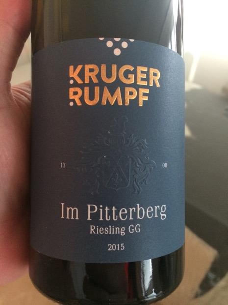 2011 Kruger-Rumpf Münsterer Pittersberg Riesling trocken, Germany, Nahe - CellarTracker