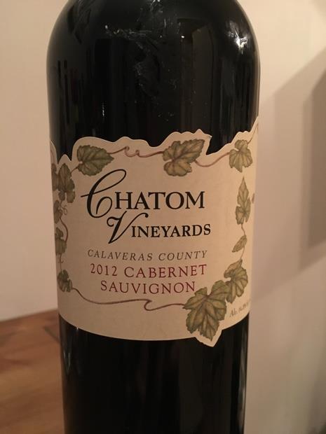 2012 Chatom Winery Cabernet Sauvignon, USA, California, Sierra ...