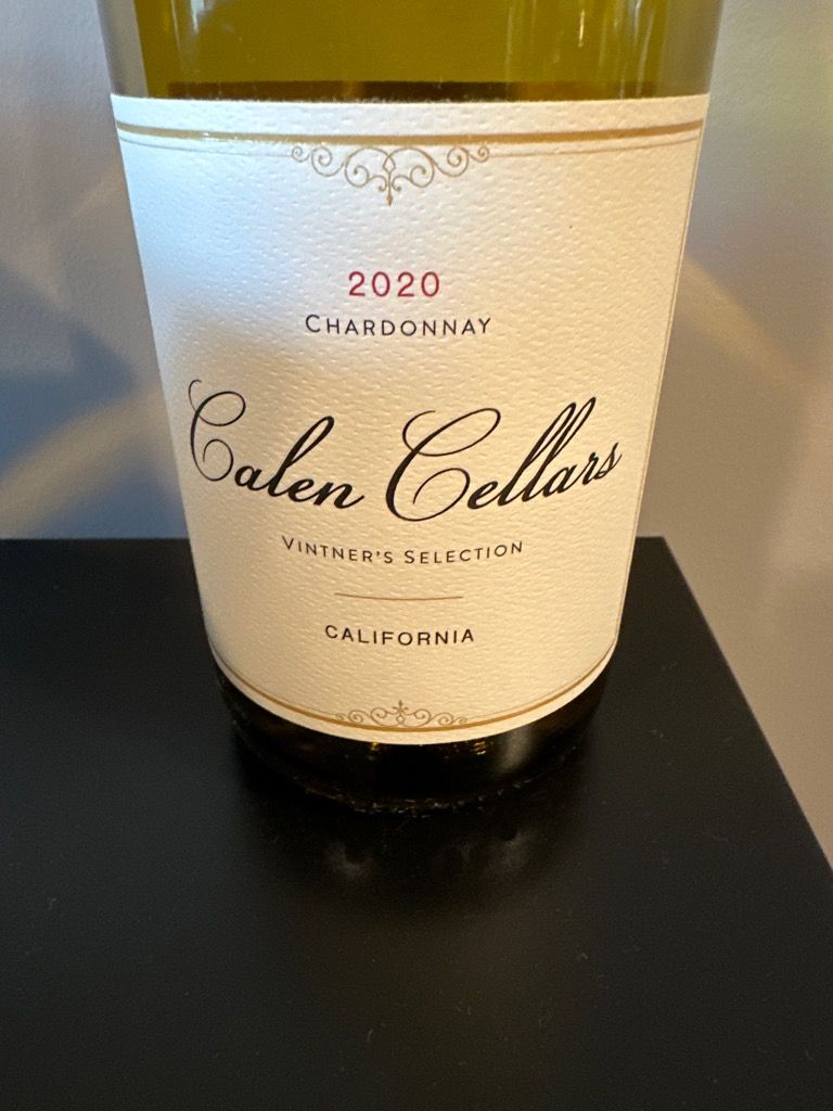 2020 Calen Cellars Chardonnay, USA, California - CellarTracker