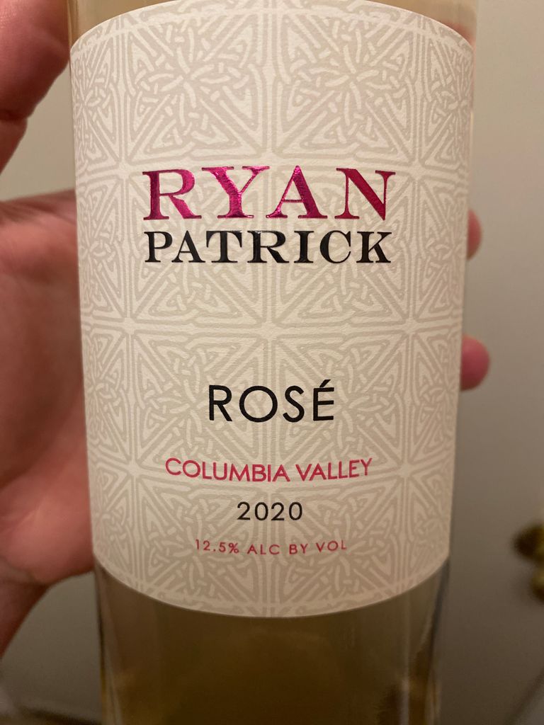 2020 Ryan Patrick Vineyards Rosé, USA, Washington, Columbia Valley ...