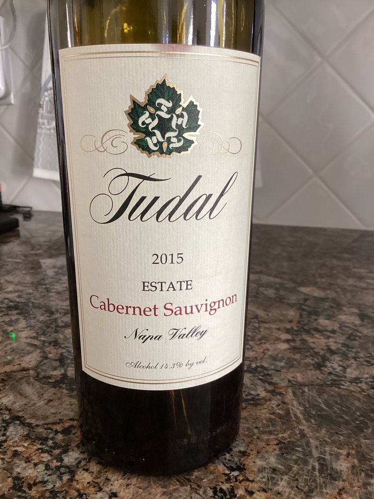 2015 Tudal Family Winery Cabernet Sauvignon, USA, California, Napa ...