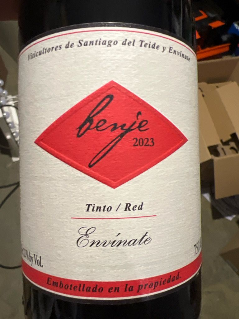 2023 Envínate Benje Tinto, Spain, Canary Islands, Tenerife, Ycoden ...