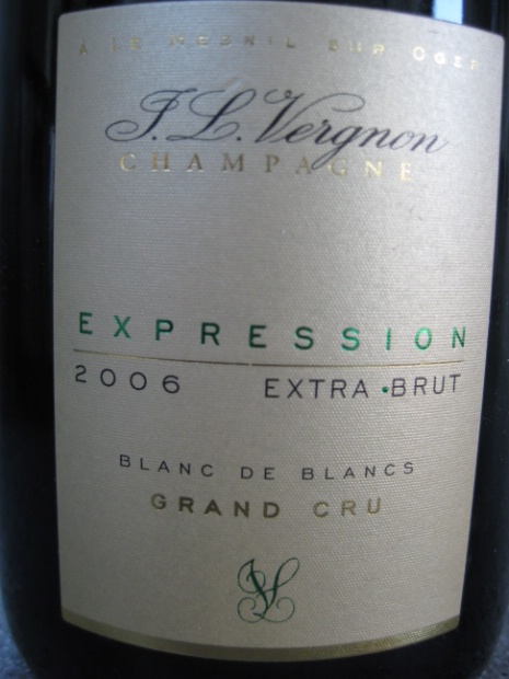 2006 J.L. Vergnon Expression, France, Champagne, Champagne Grand Cru ...