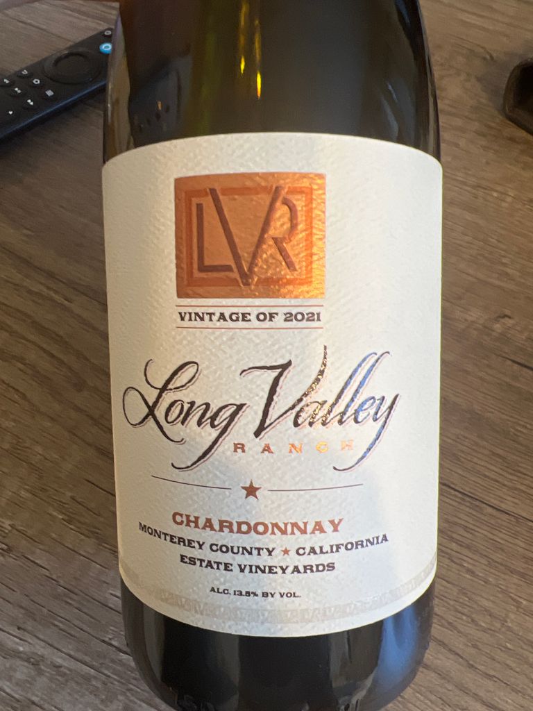 2022 Long Valley Ranch Chardonnay, USA, California, Central Coast ...