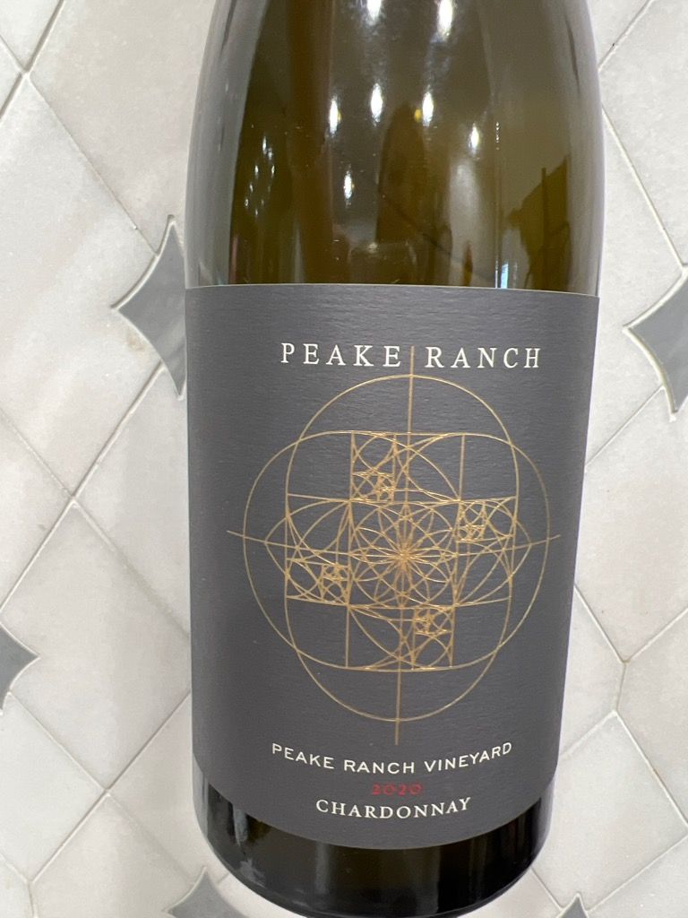 2020 Peake Ranch Chardonnay Sierra Madre Vineyard, USA, California ...
