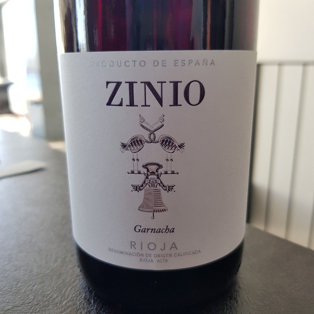 2016 Bodegas Zinio Garnacha Rioja, Spain, La Rioja, La Rioja Alta ...