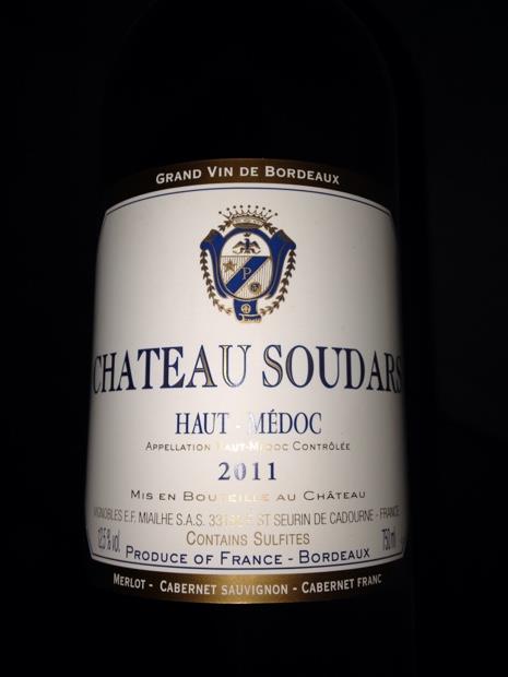 2011 Château Soudars, France, Bordeaux, Médoc, Haut-Médoc - CellarTracker