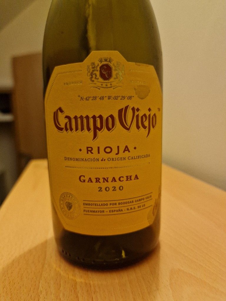 2020 Campo Viejo Garnacha Rioja, Spain, La Rioja, Rioja - CellarTracker